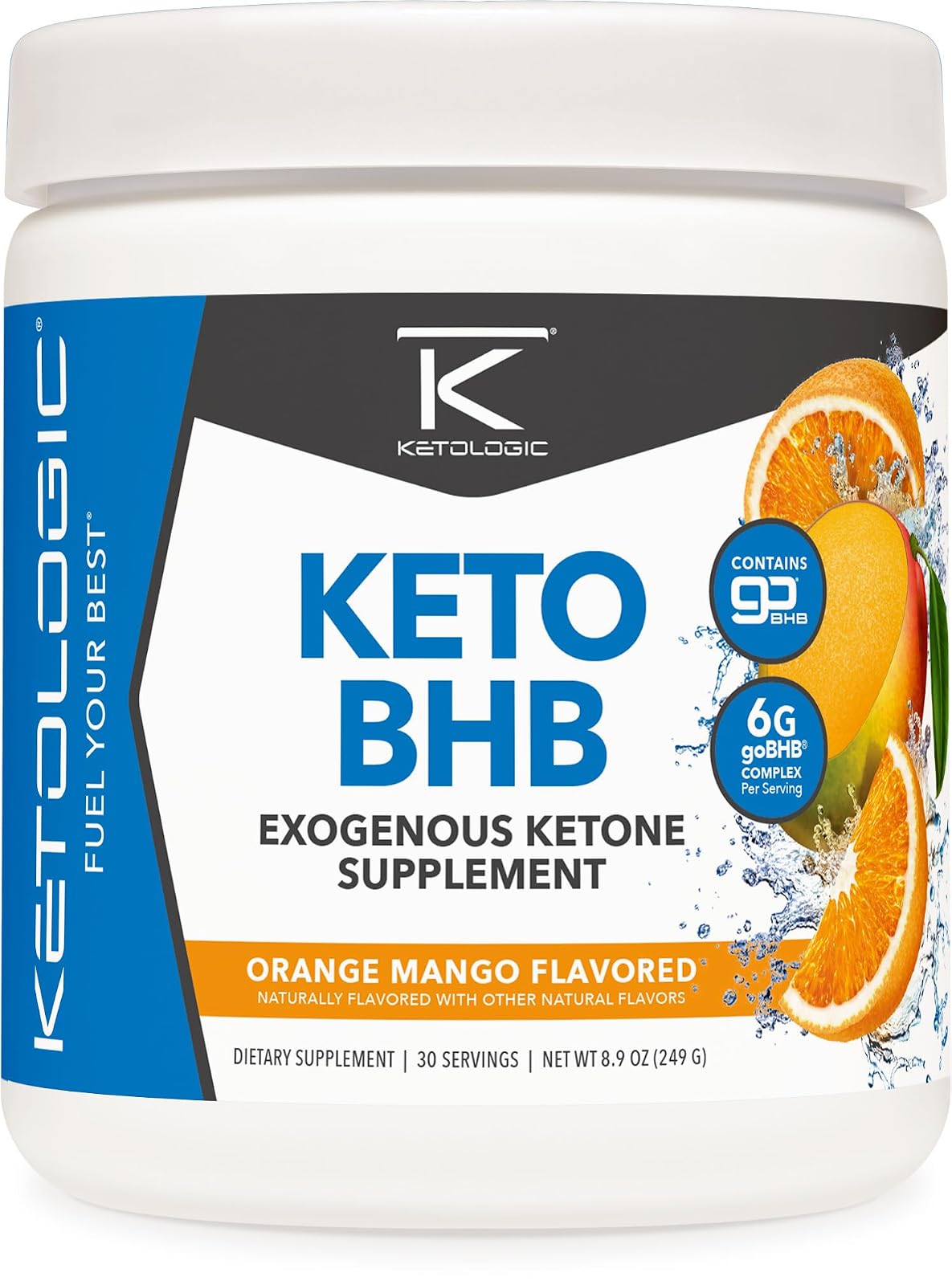 Ketologic Keto BHB orange mango multivitamins