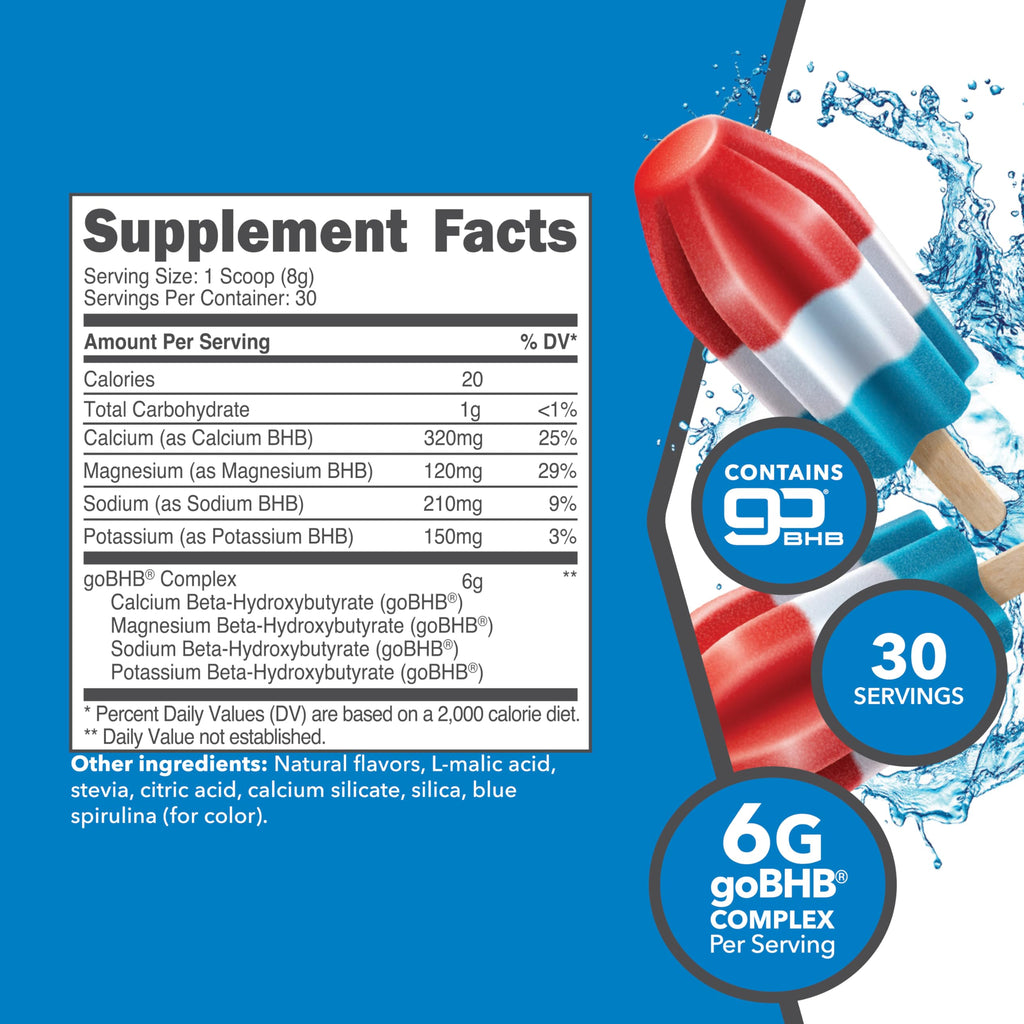 Ketologic Keto BHB Patriot Pop flavour