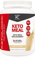KetoLogic vanilla meal replacement shake