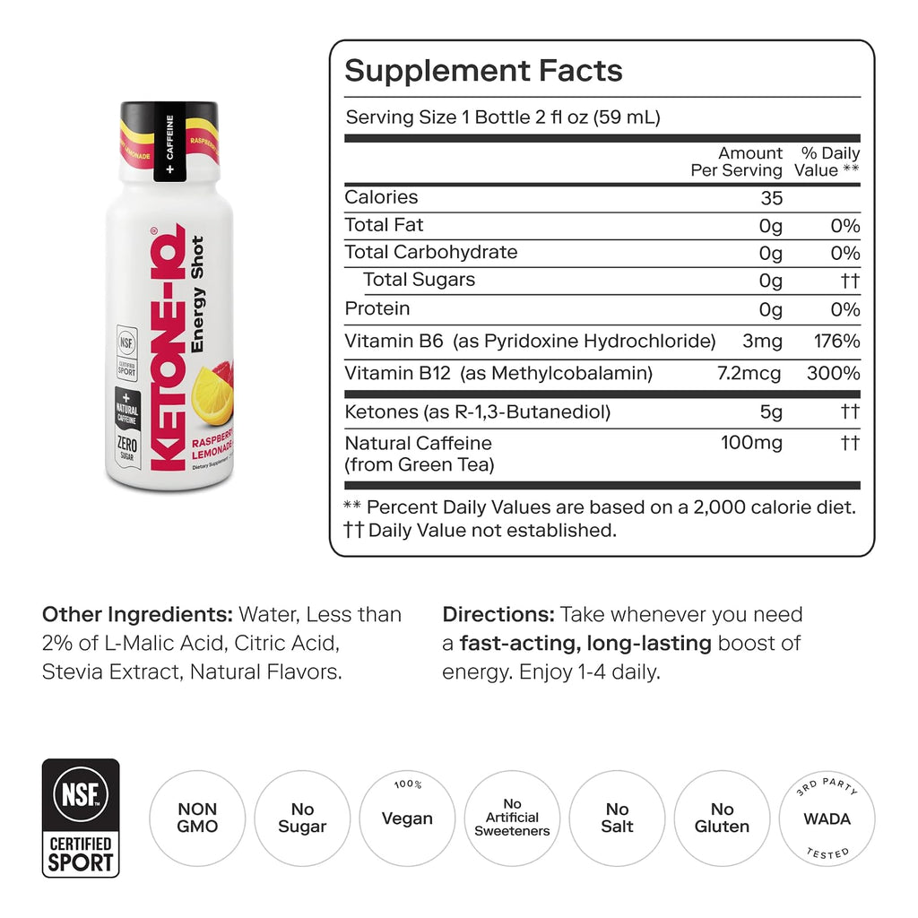 Ketone-IQ multivitamins for energy boost