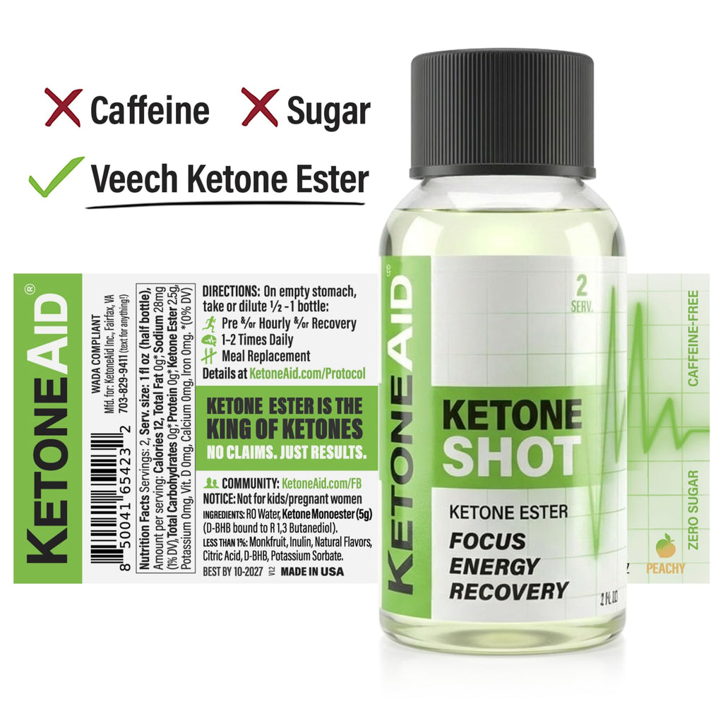 KetoneAid endurance energy shots