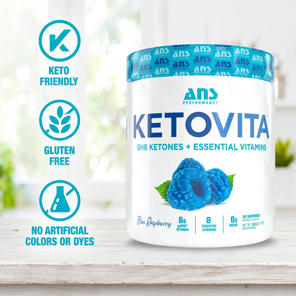 Ketovita powder for enhanced athletic performance
