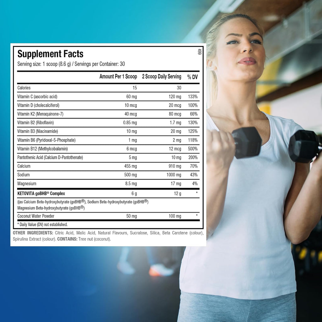 Ketovita powder for improved mental clarity