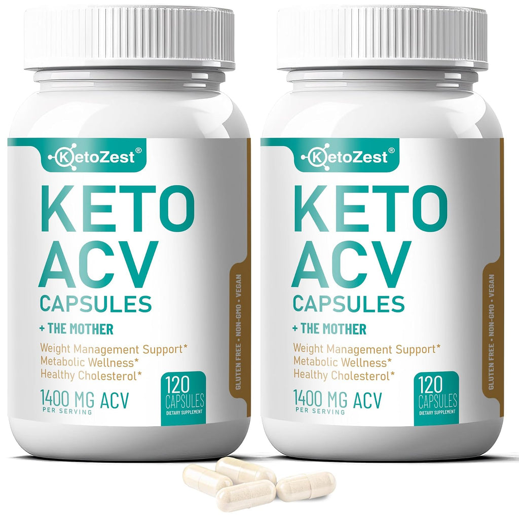KetoZest apple cider vinegar capsules