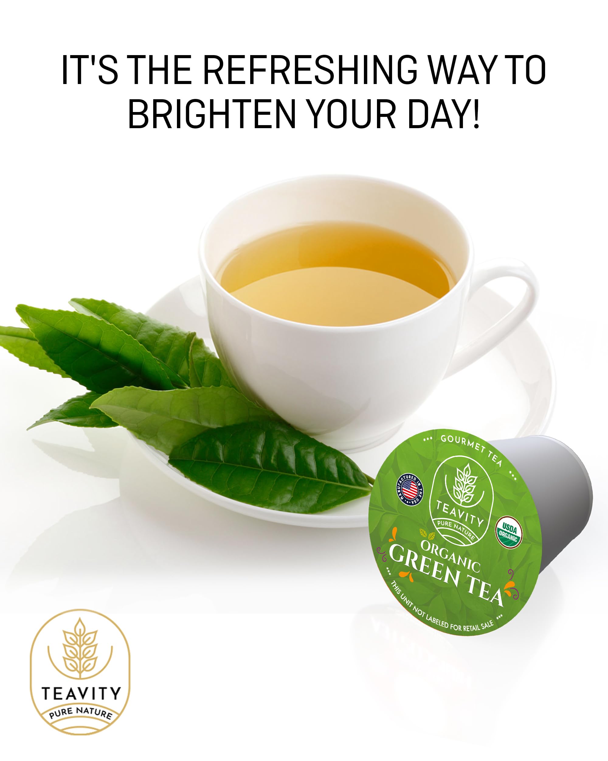 Keurig compatible green tea pods