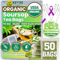 KEYXE organic soursop herbal tea bags