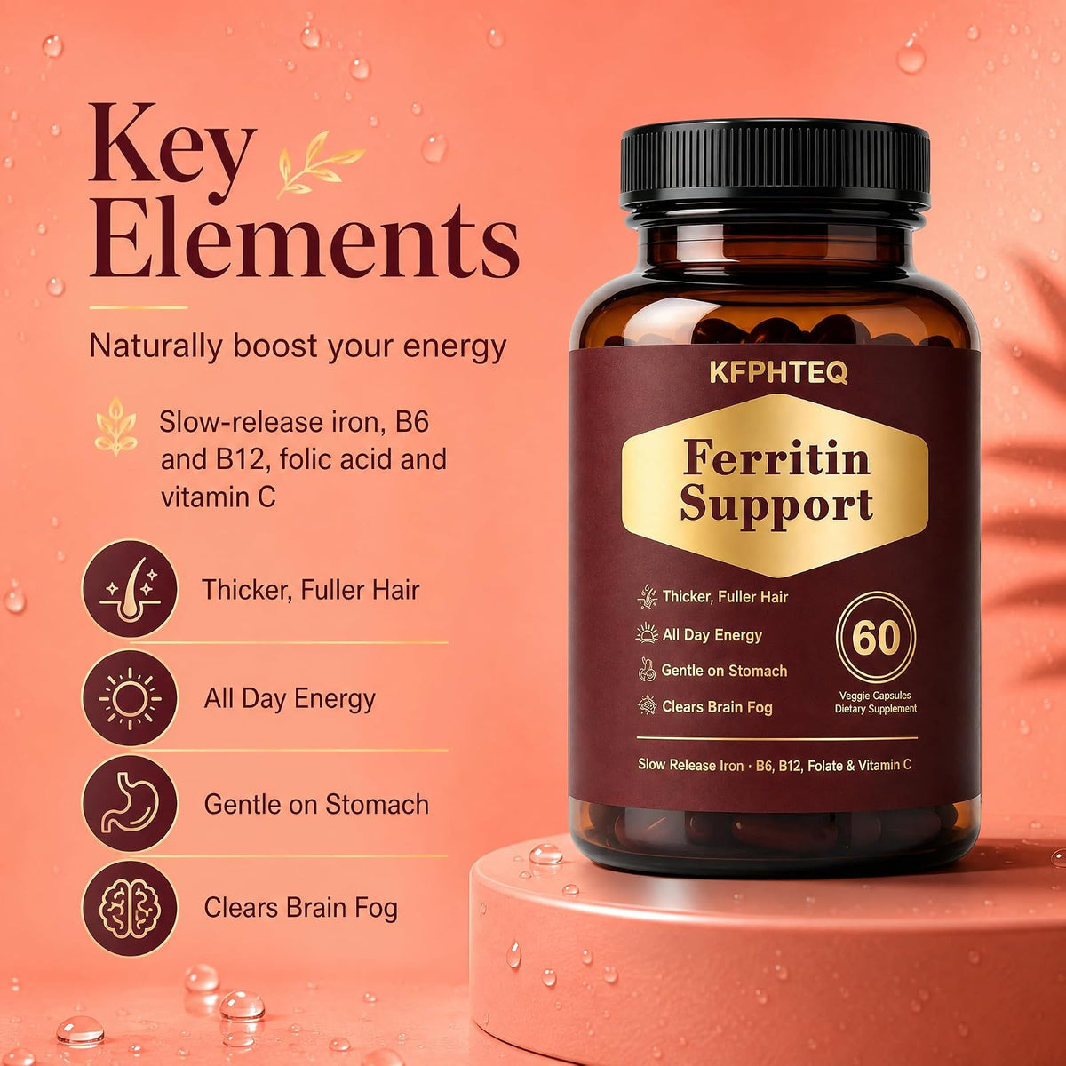 KFPHTEQ iron supplement for fatigue