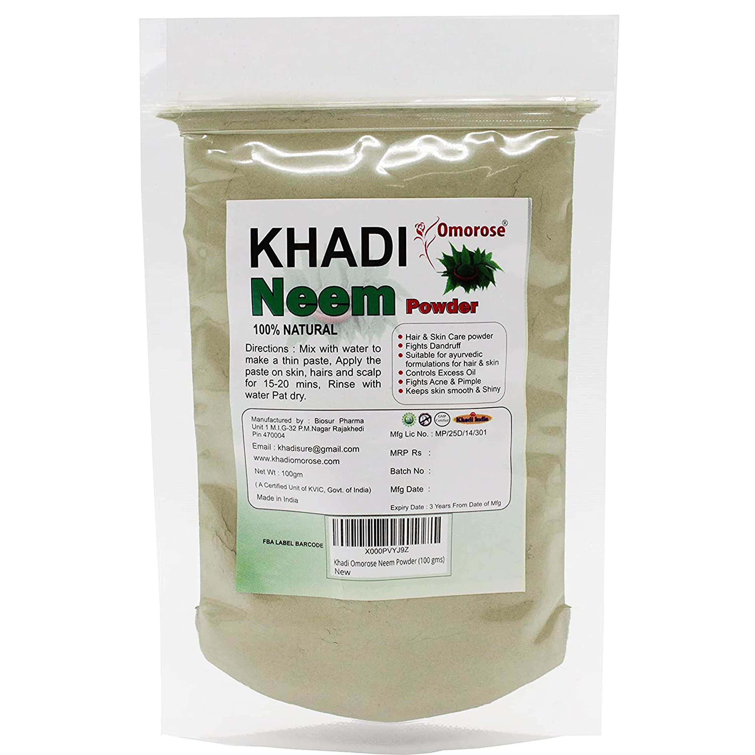 Khadi neem powder for hair care