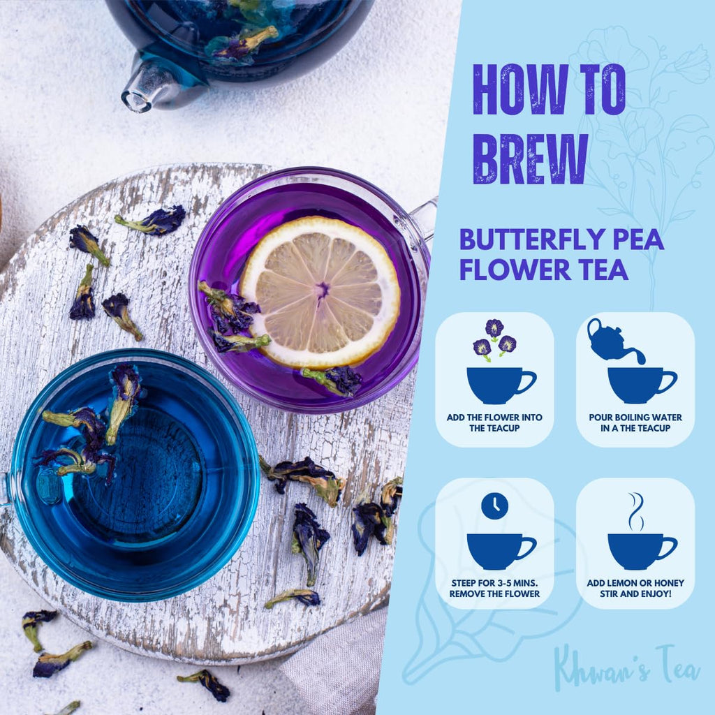 KHWAN'S TEA butterfly pea