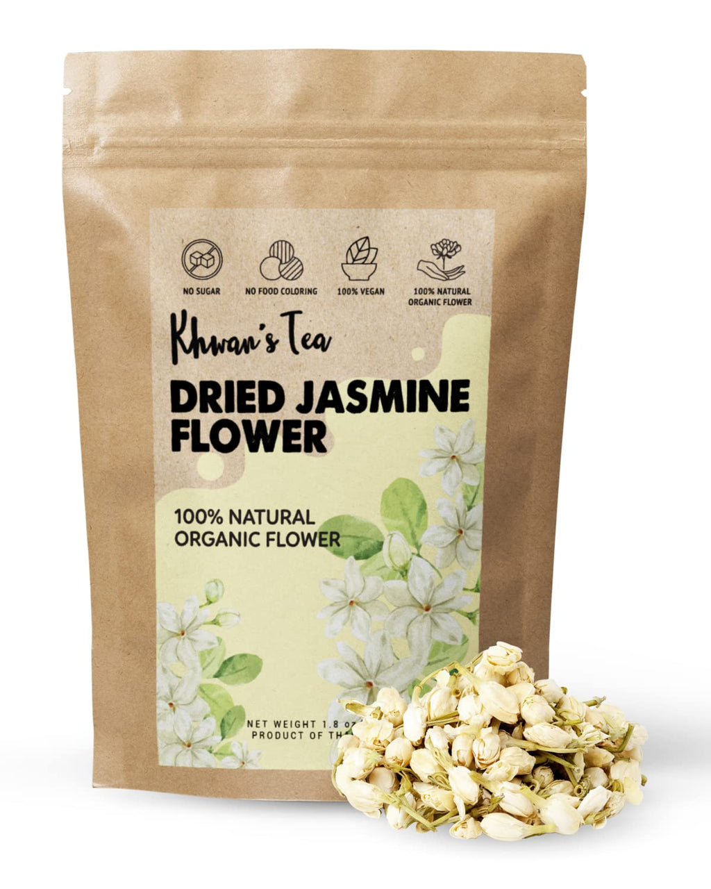 KHWAN'S TEA dried jasmine flowers