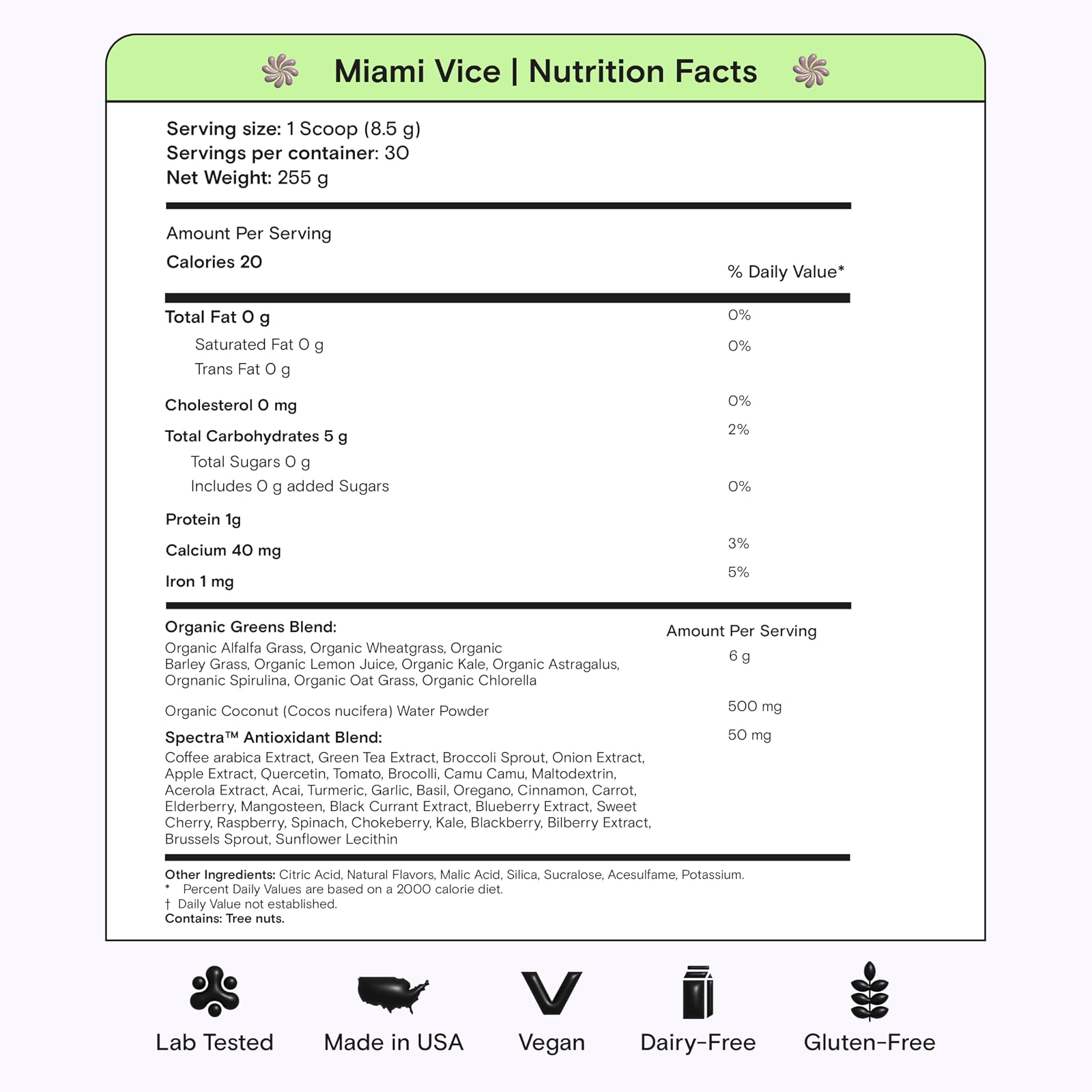 Kiala Nutrition super greens for immune support