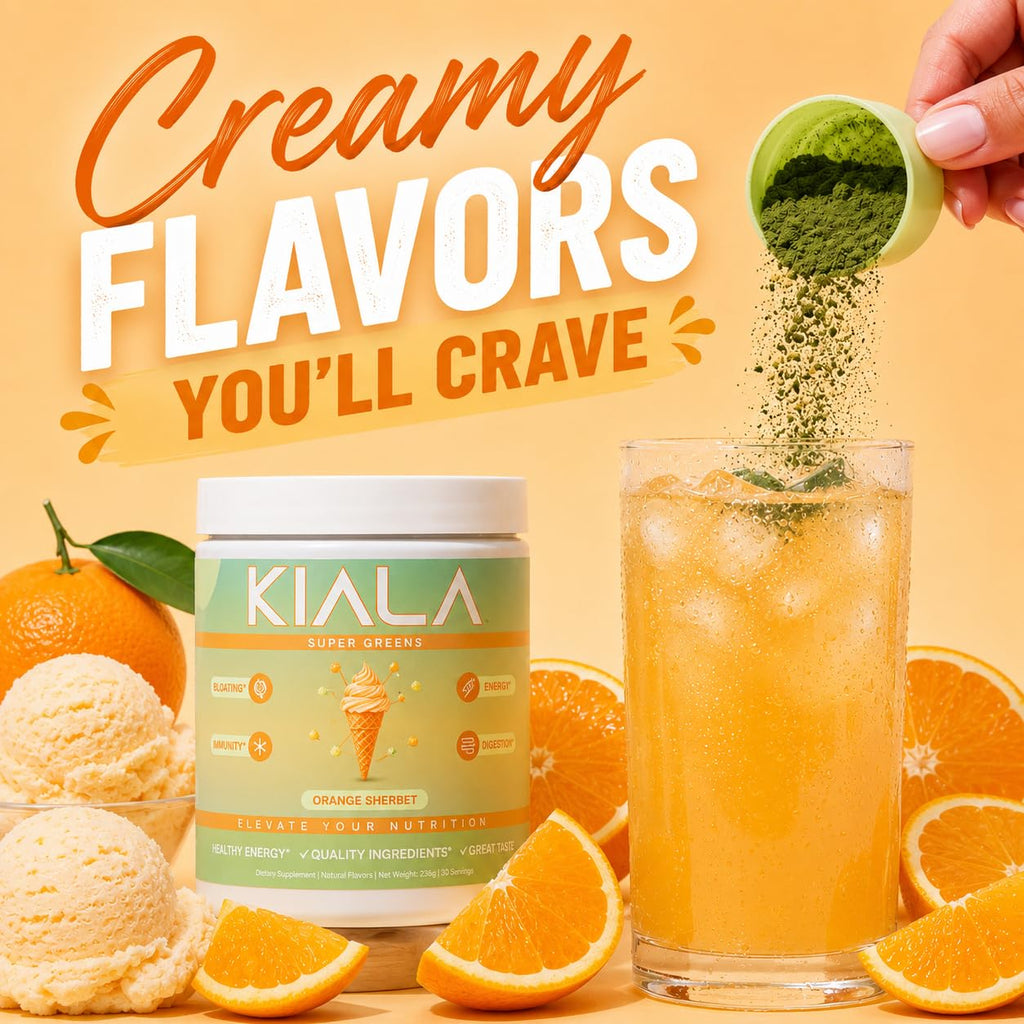 Kiala super greens powder for smoothies
