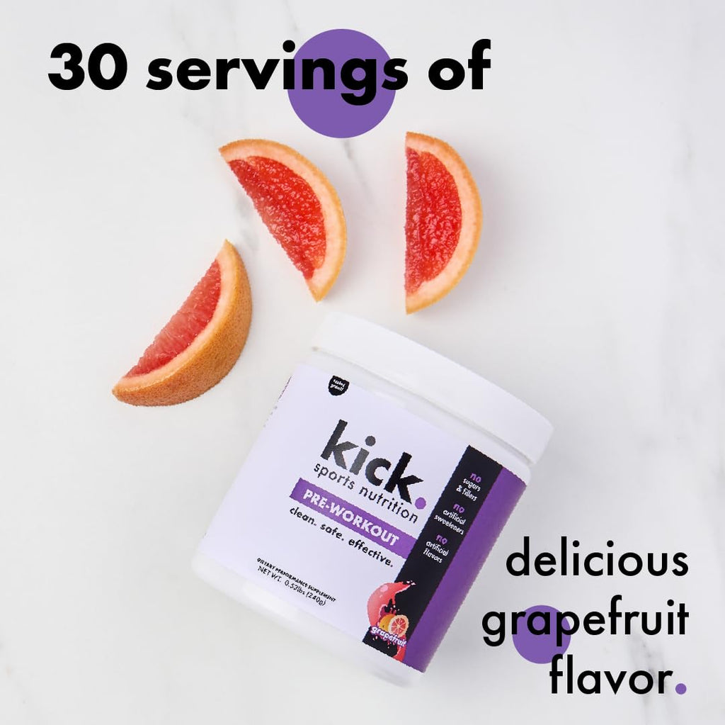 Kick pre workout for enhanced performance