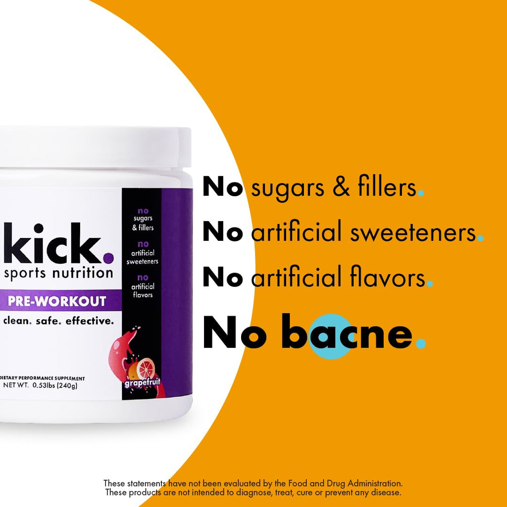 Kick pre workout powder for athletes