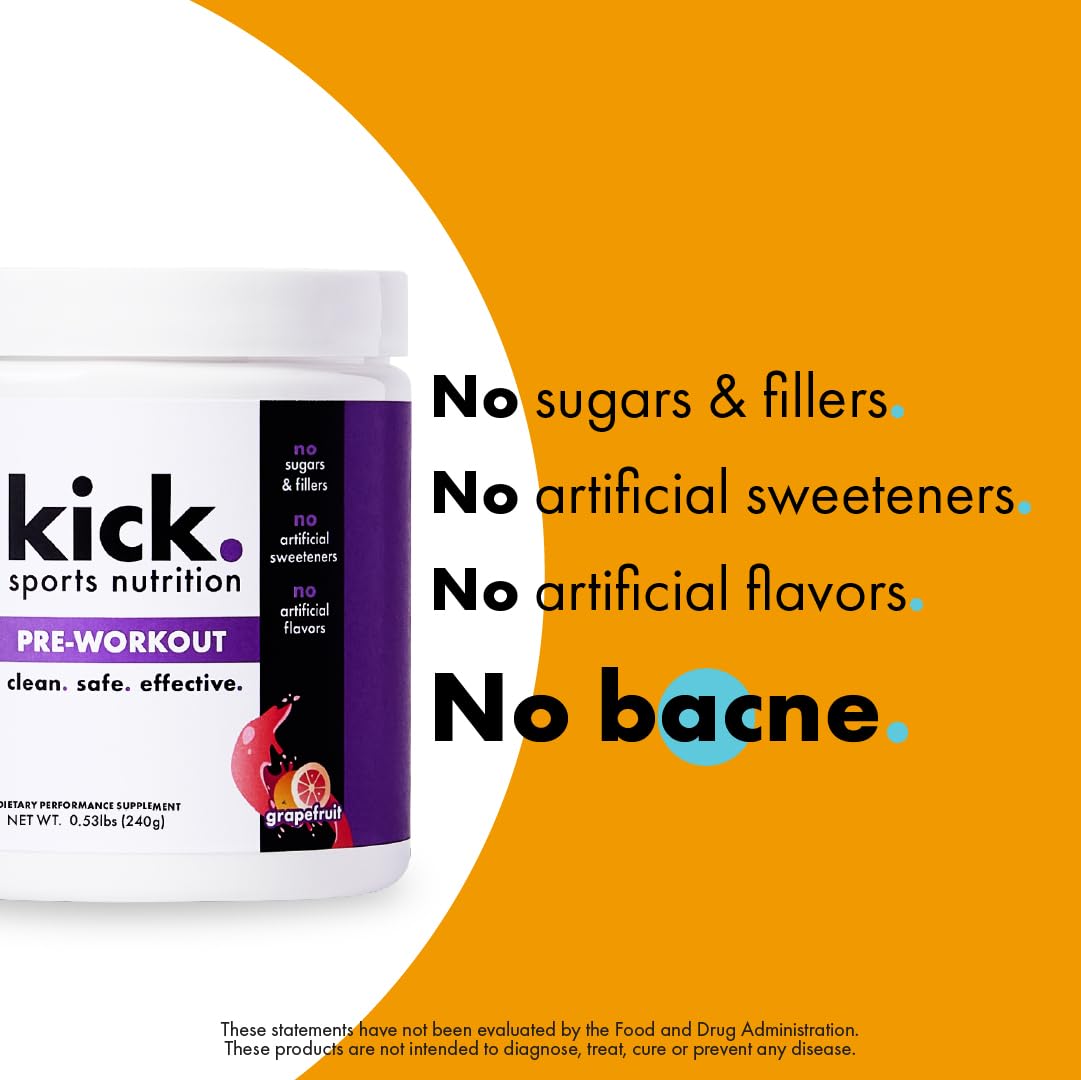 Kick pre workout powder for athletes
