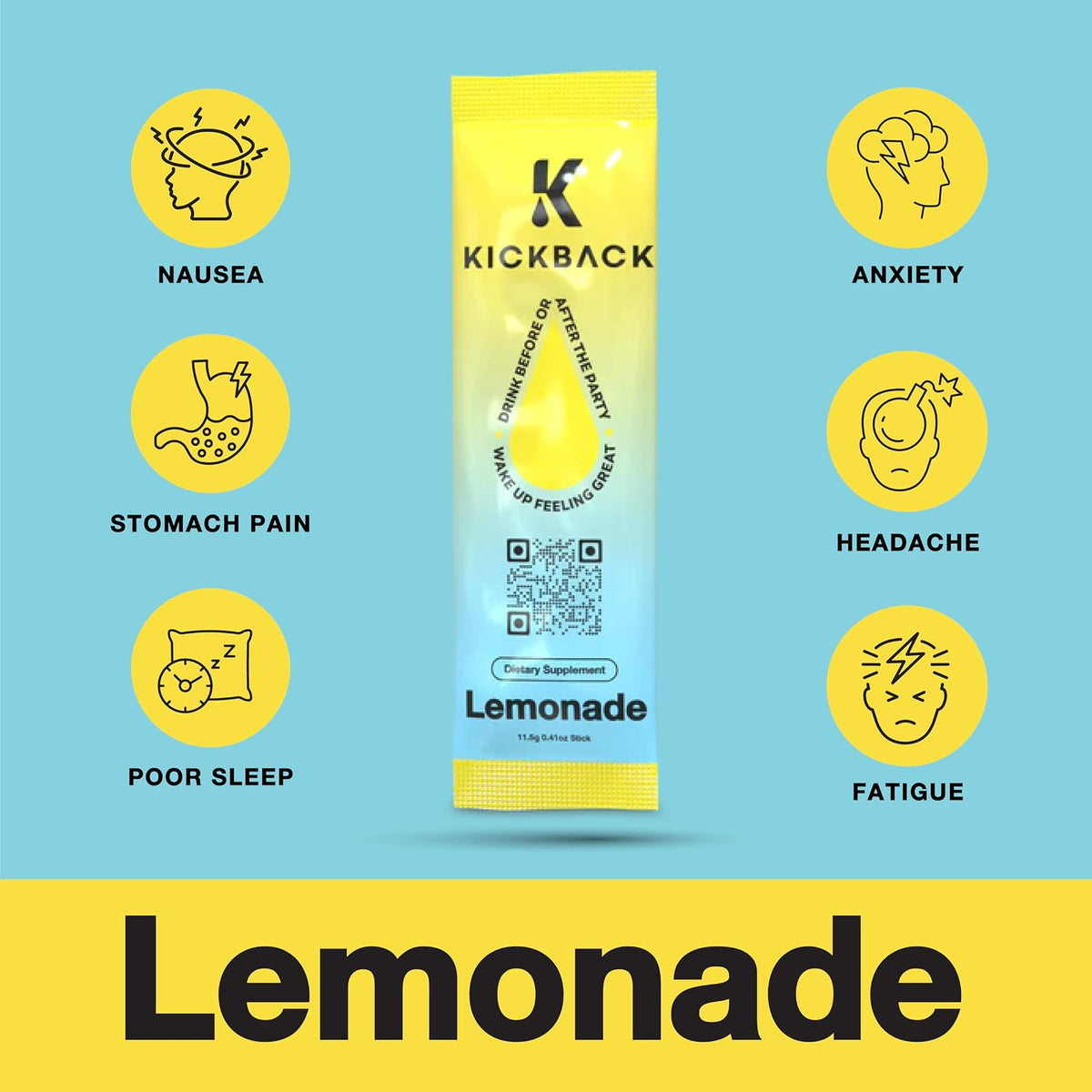 Kickback lemonade for post-workout recovery