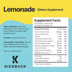 Kickback lemonade for refreshing energy boost