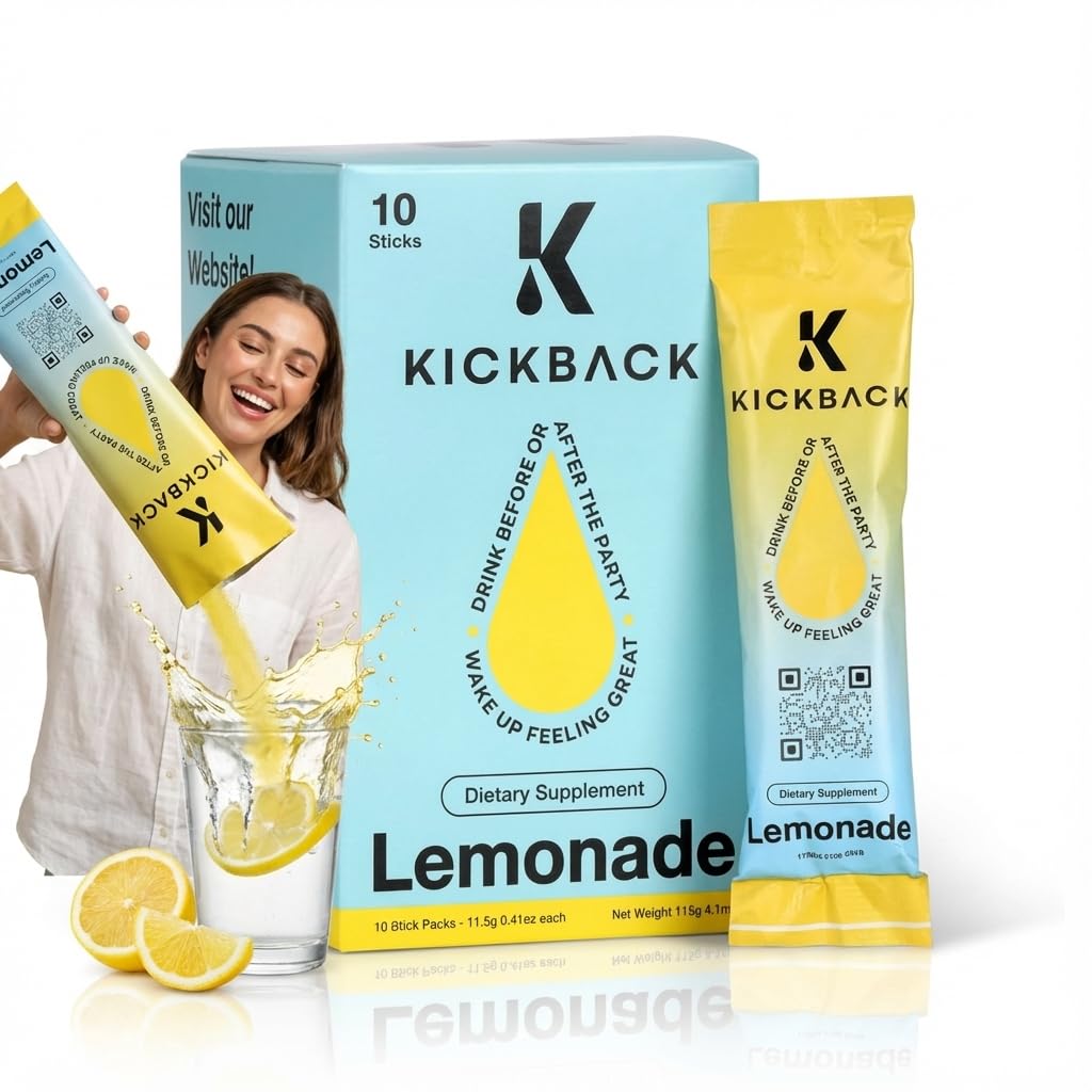Kickback Morning Boost Lemonade hydration drink