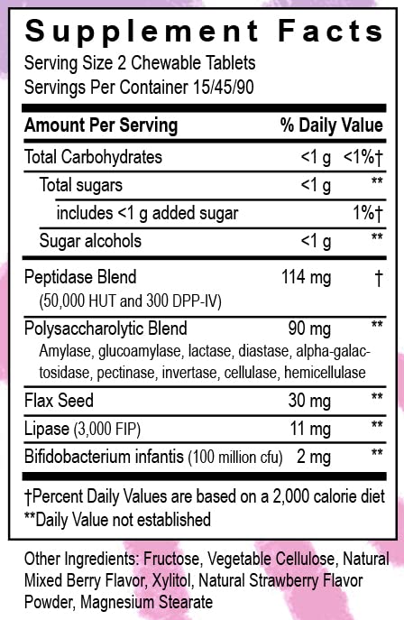 kid-friendly digestive enzyme tablets