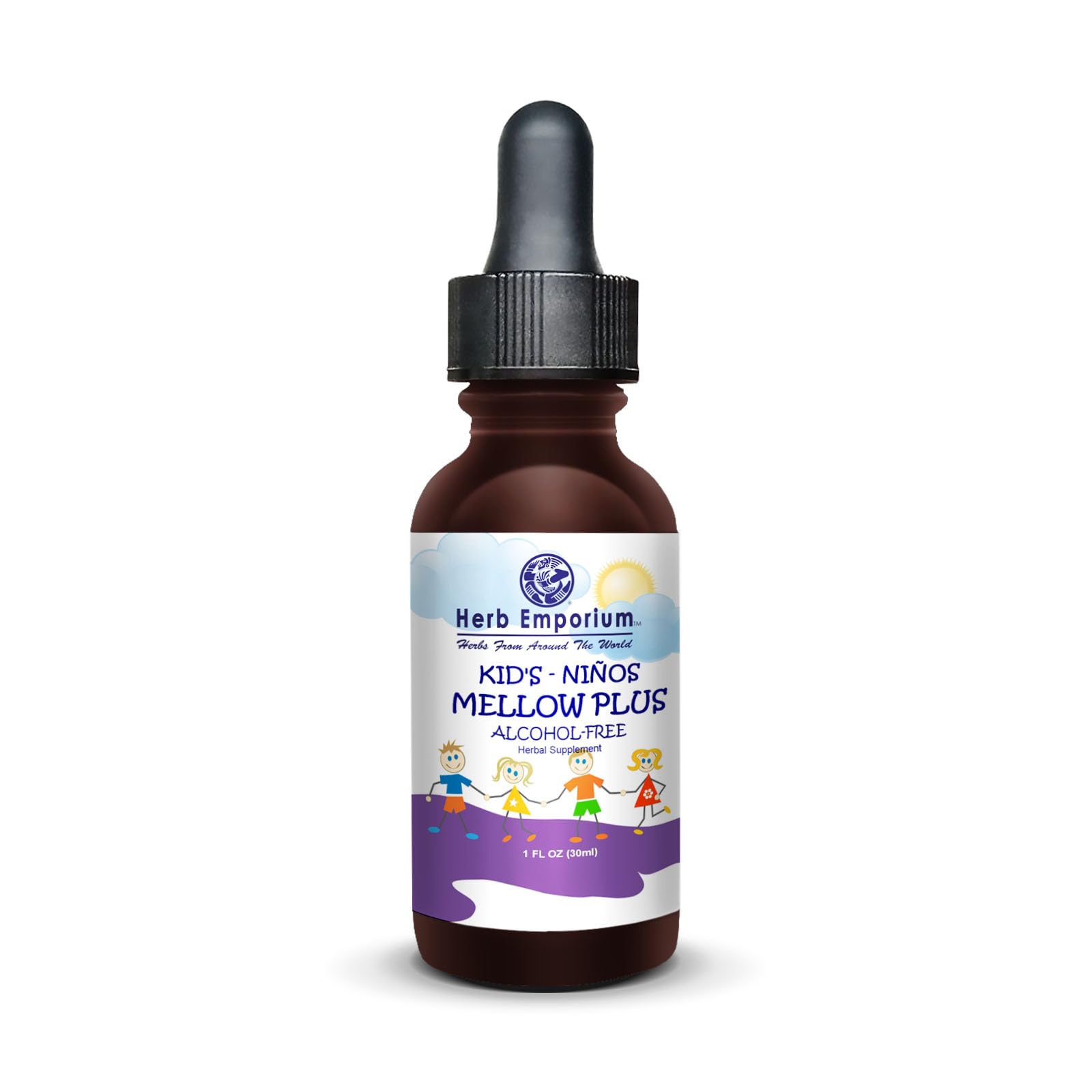 Kid's Mellow Plus valerian herbal supplement