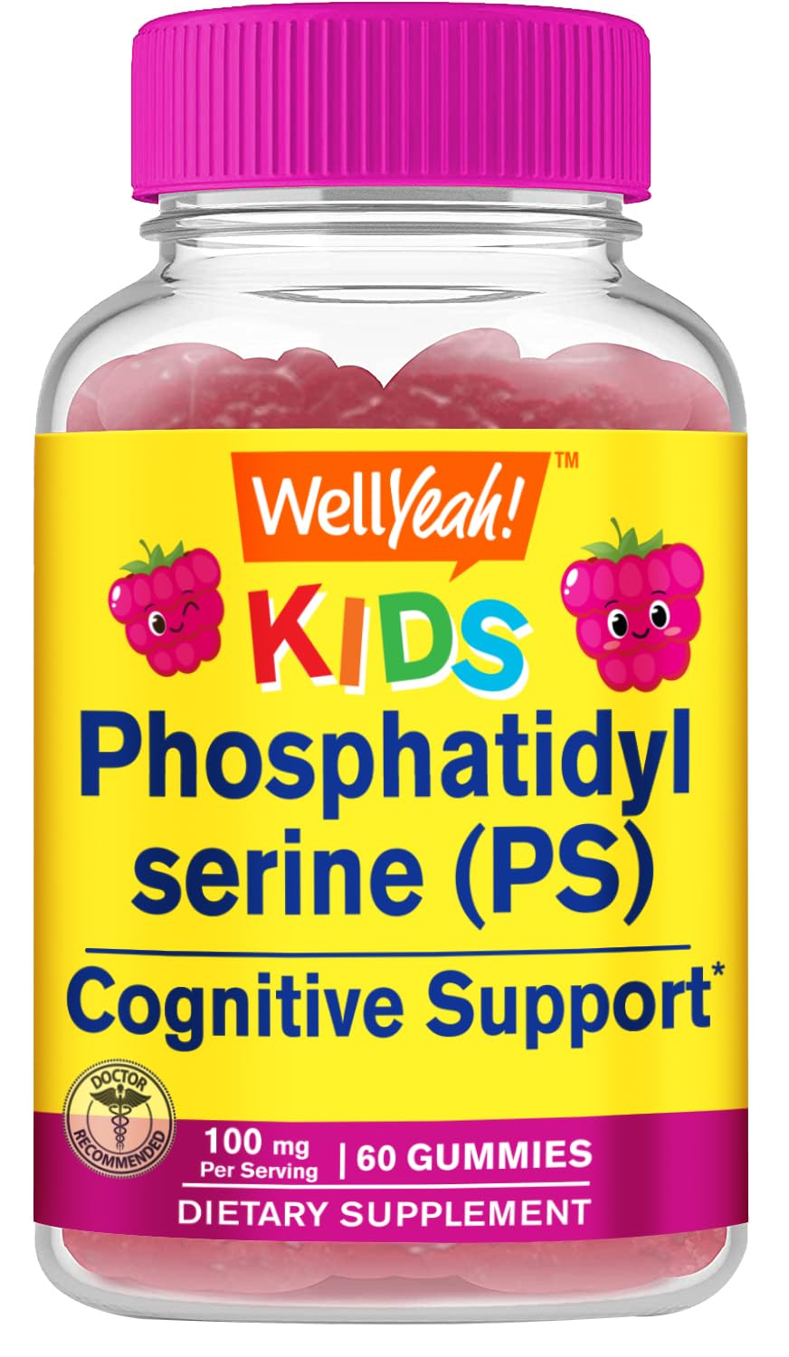Kid's phosphatidylserine gummies for focus