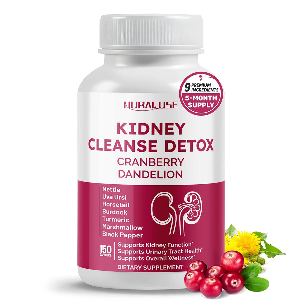 Kidney cleanse herbal supplement capsules