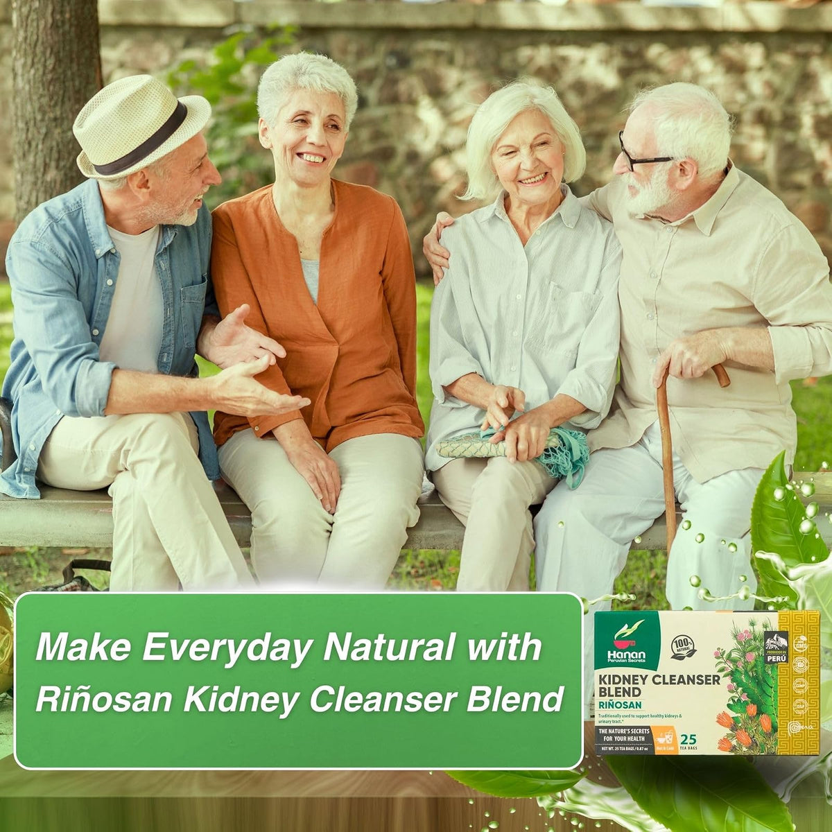 Kidney cleanse herbal tea bags