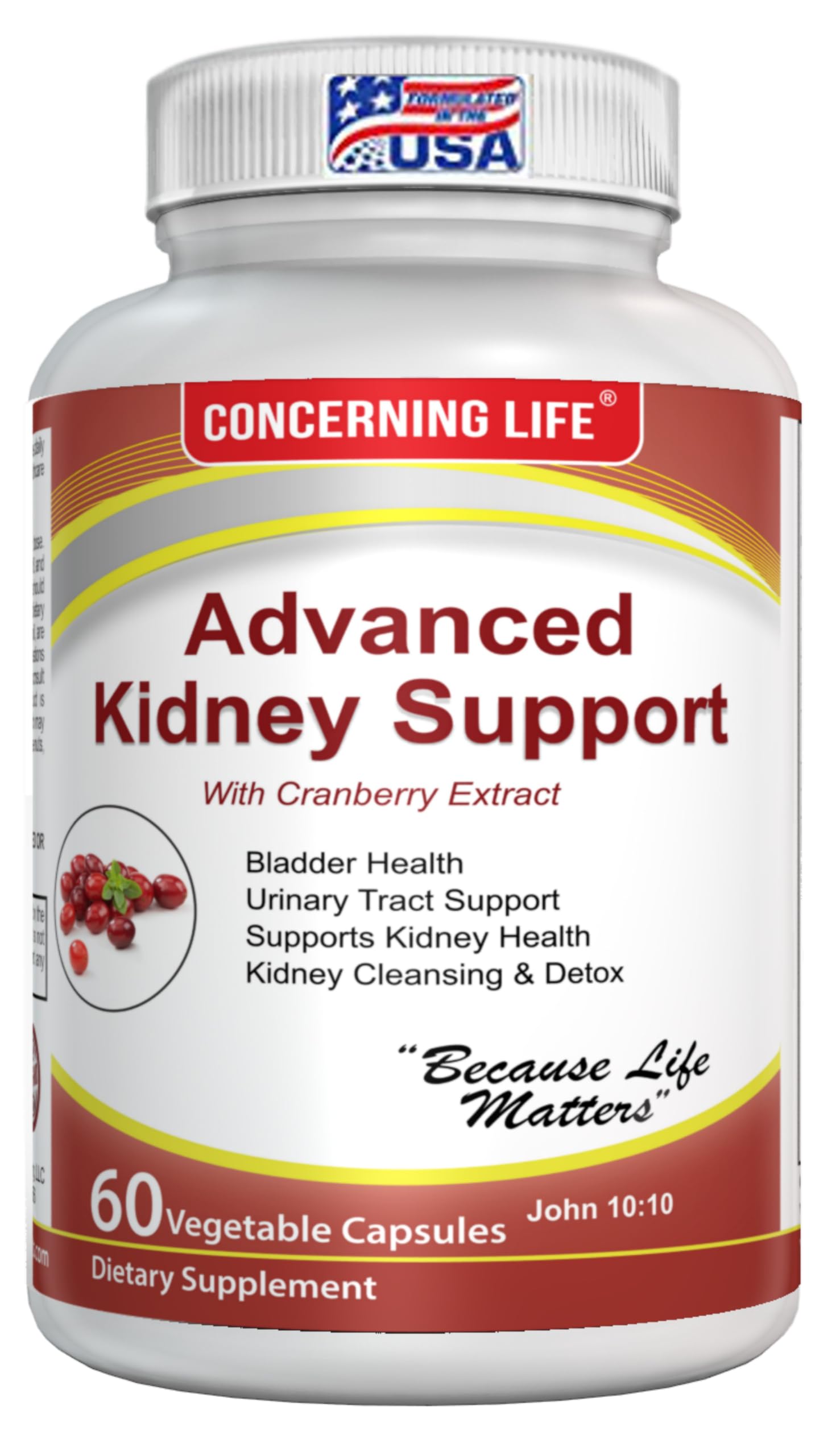 kidney cleanse supplement with cranberry