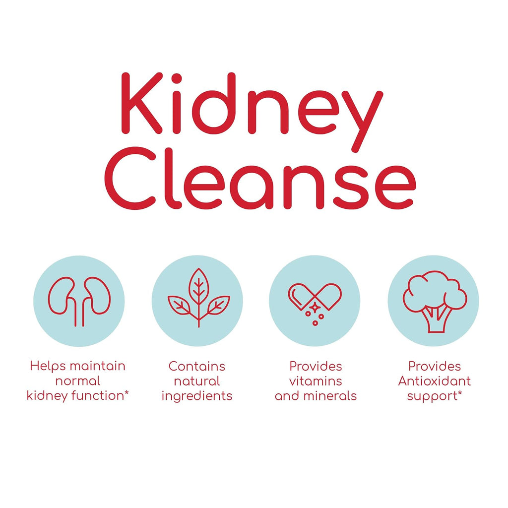 Kidney cleanse support with natural ingredients