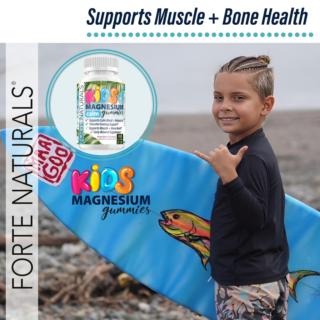 Kids' bedtime routine with magnesium