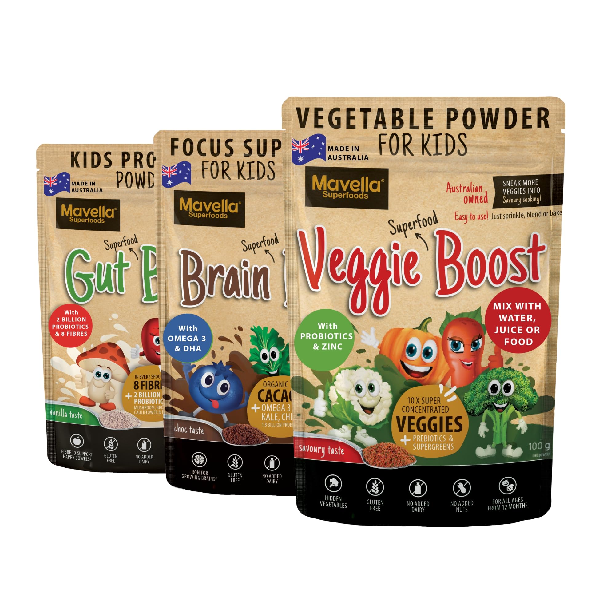 kids blended vitamin & mineral supplements