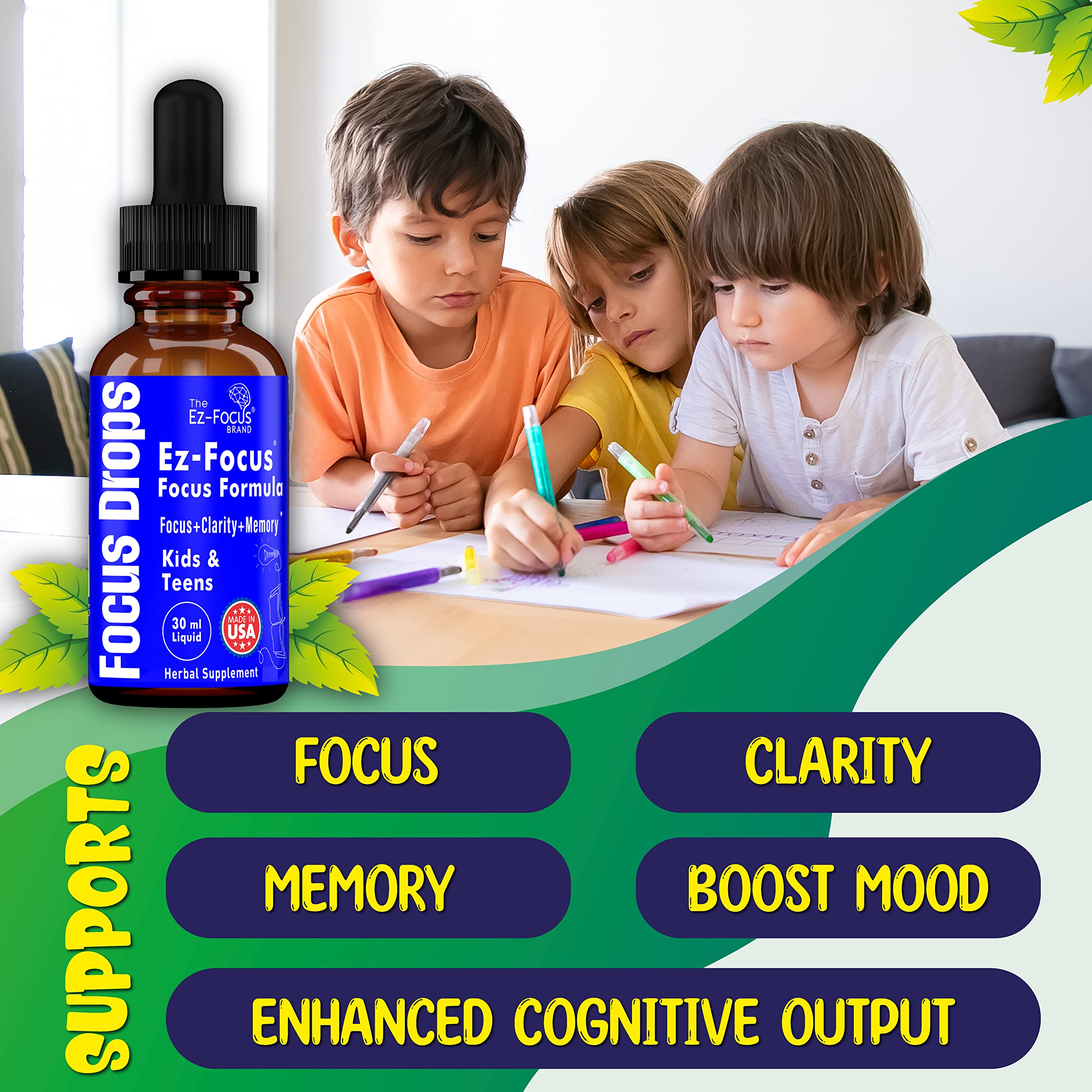 Kids Brain Focus for studying