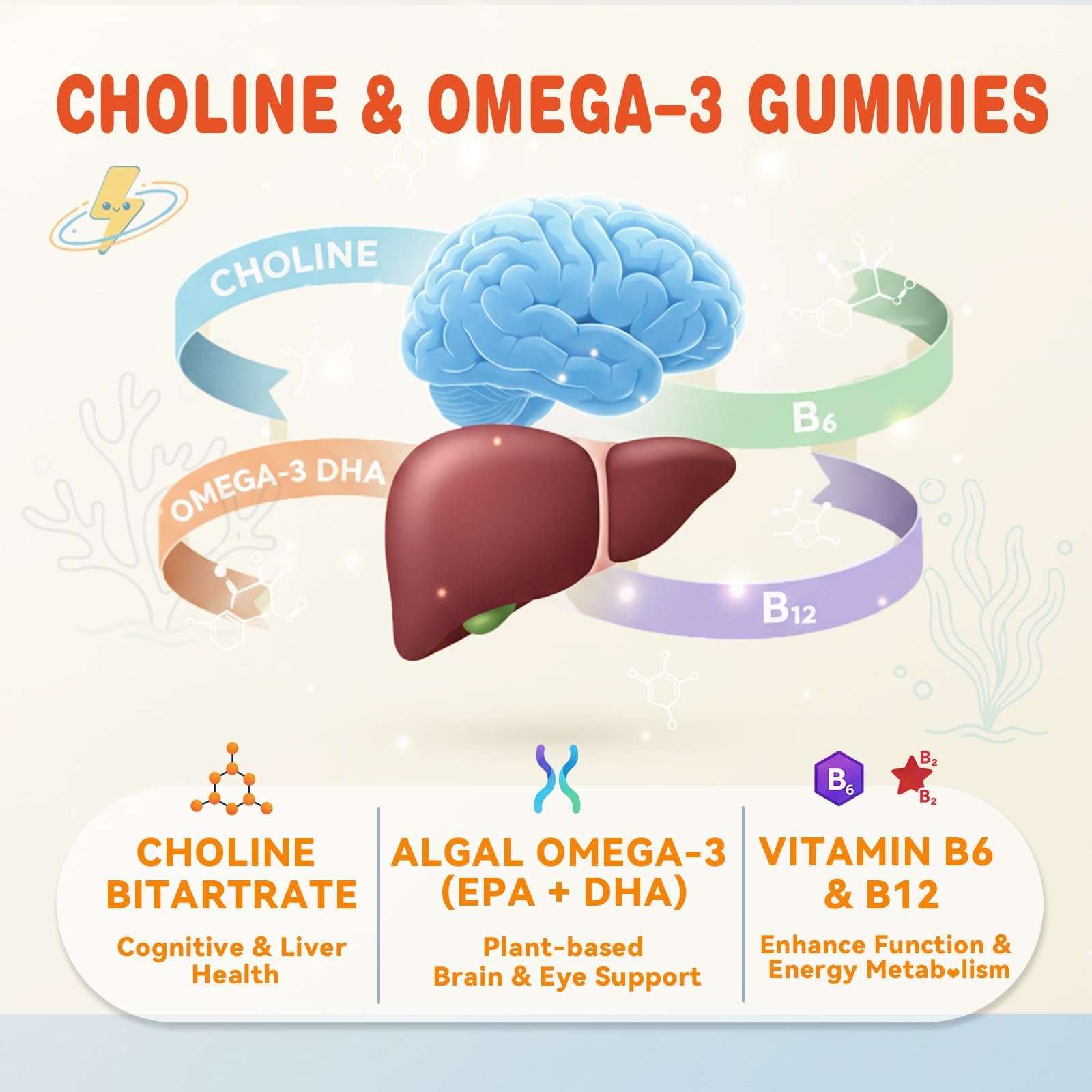 Kids choline supplements for brain health