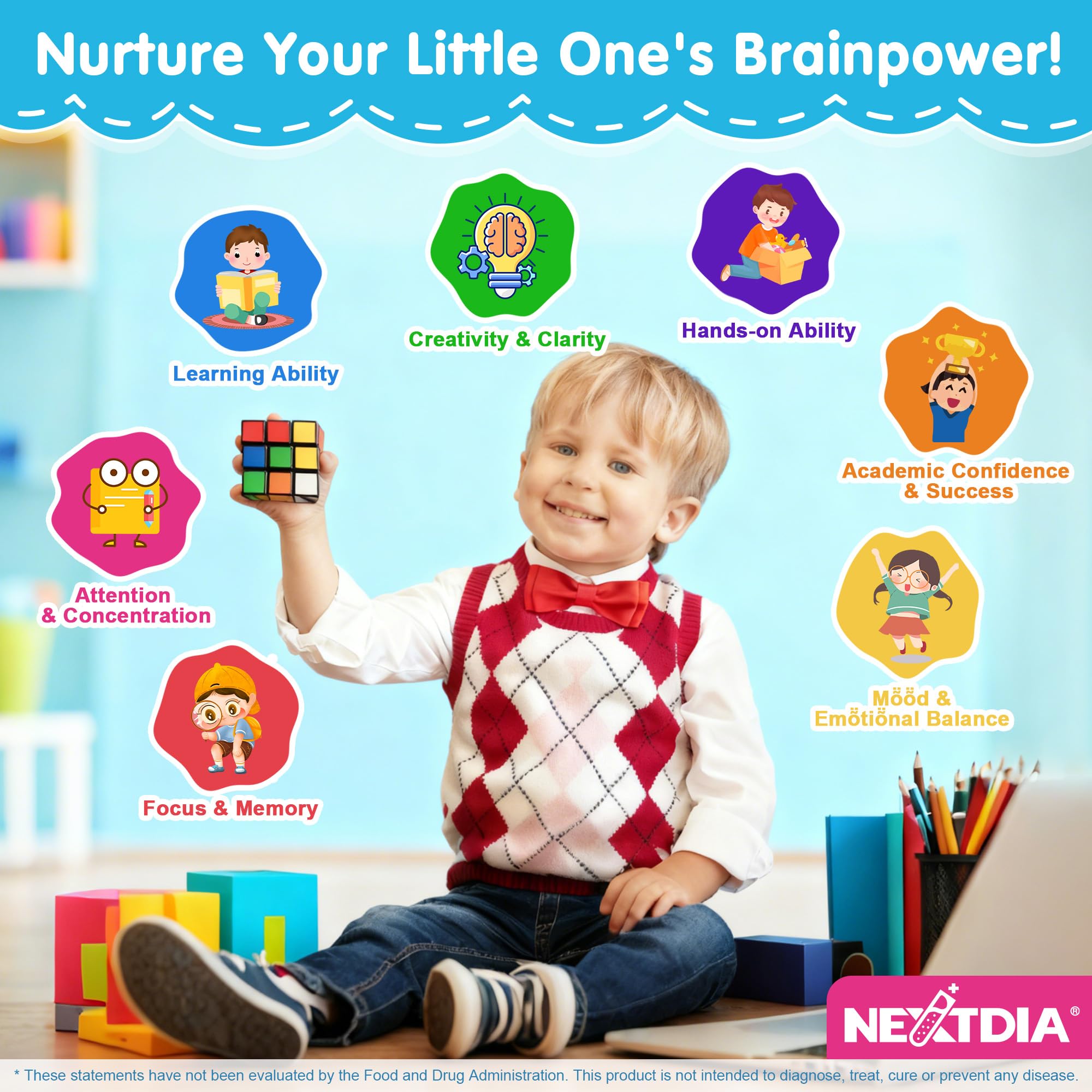 Kids' cognitive support supplements