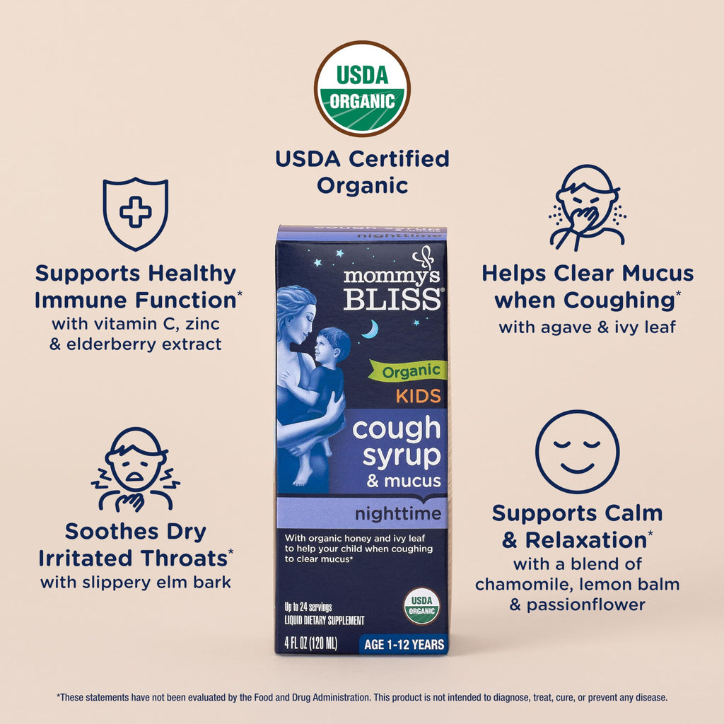 kids cough syrup with organic ingredients