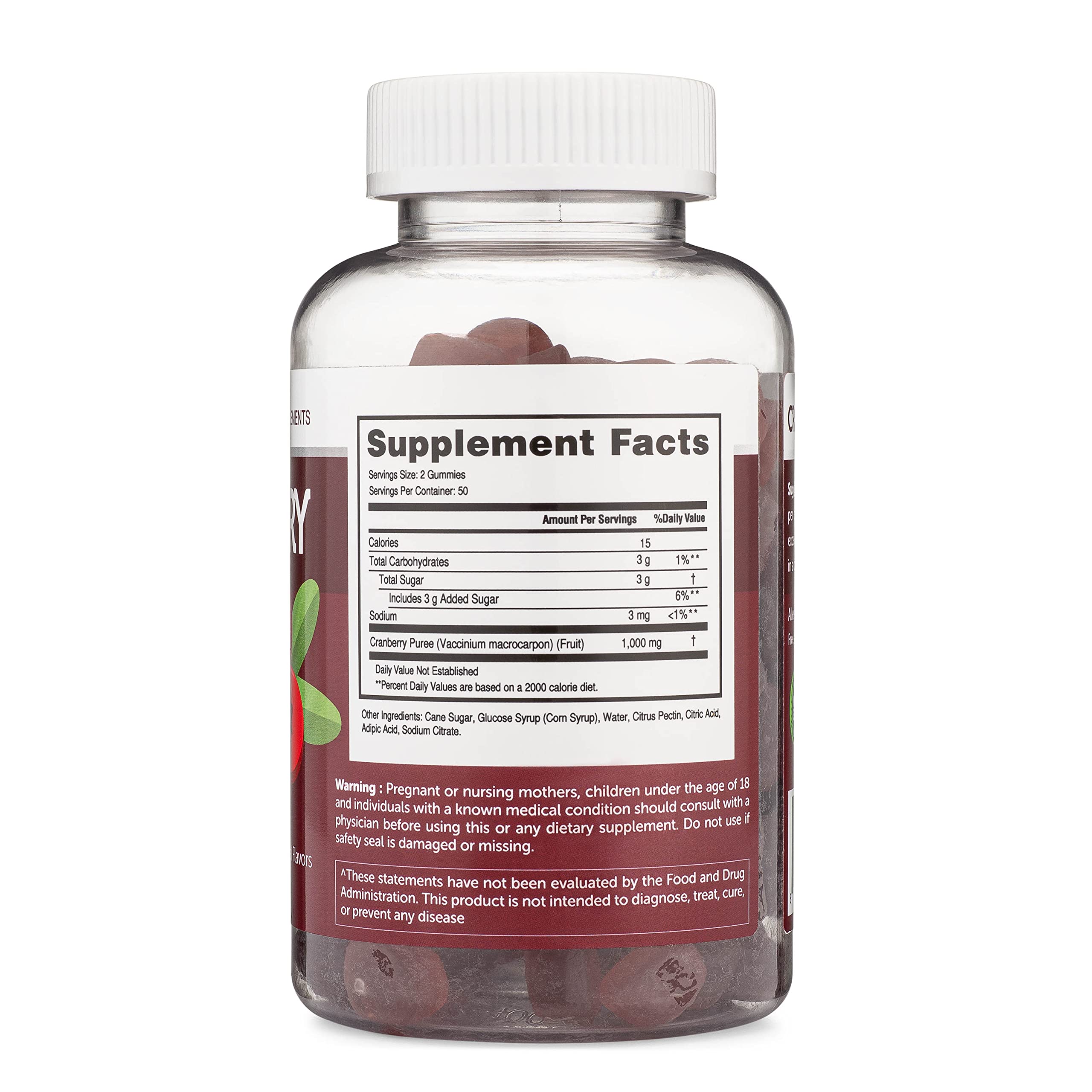 Kids' cranberry gummies for wellness