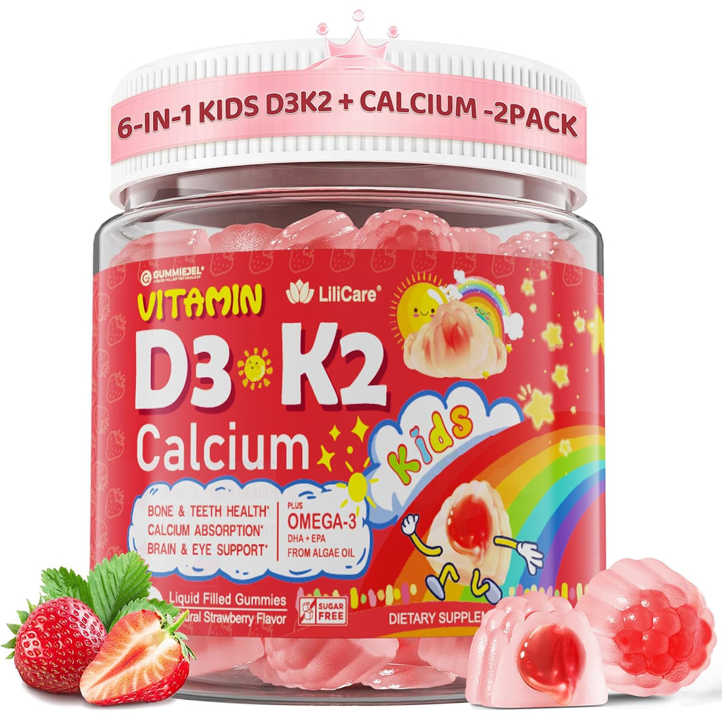 Kids D3 K2 calcium gummies