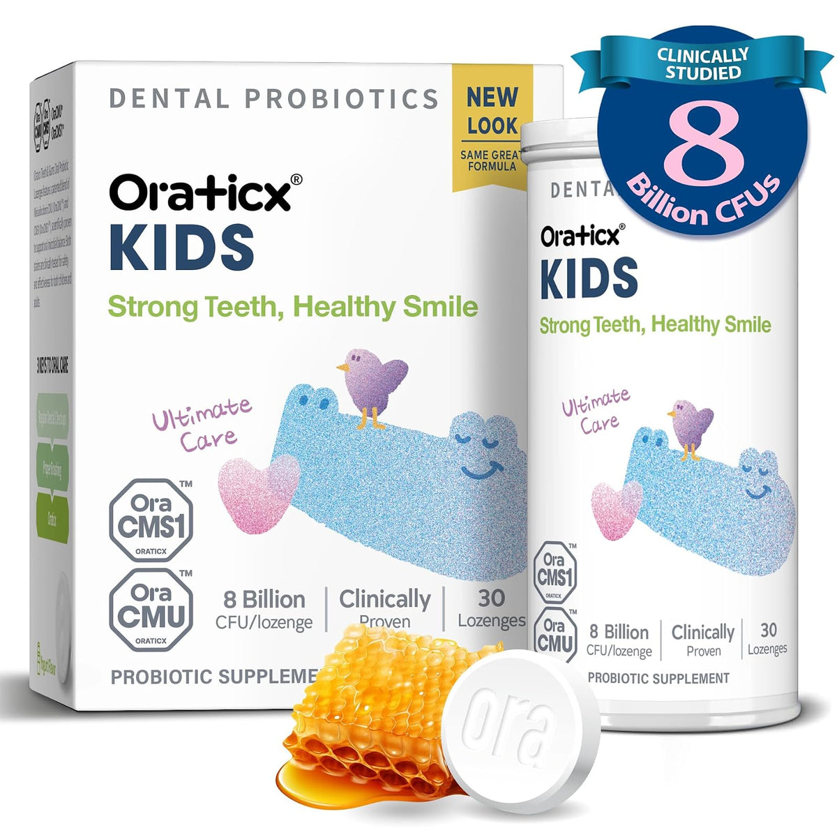 kids dental probiotics yogurt flavor