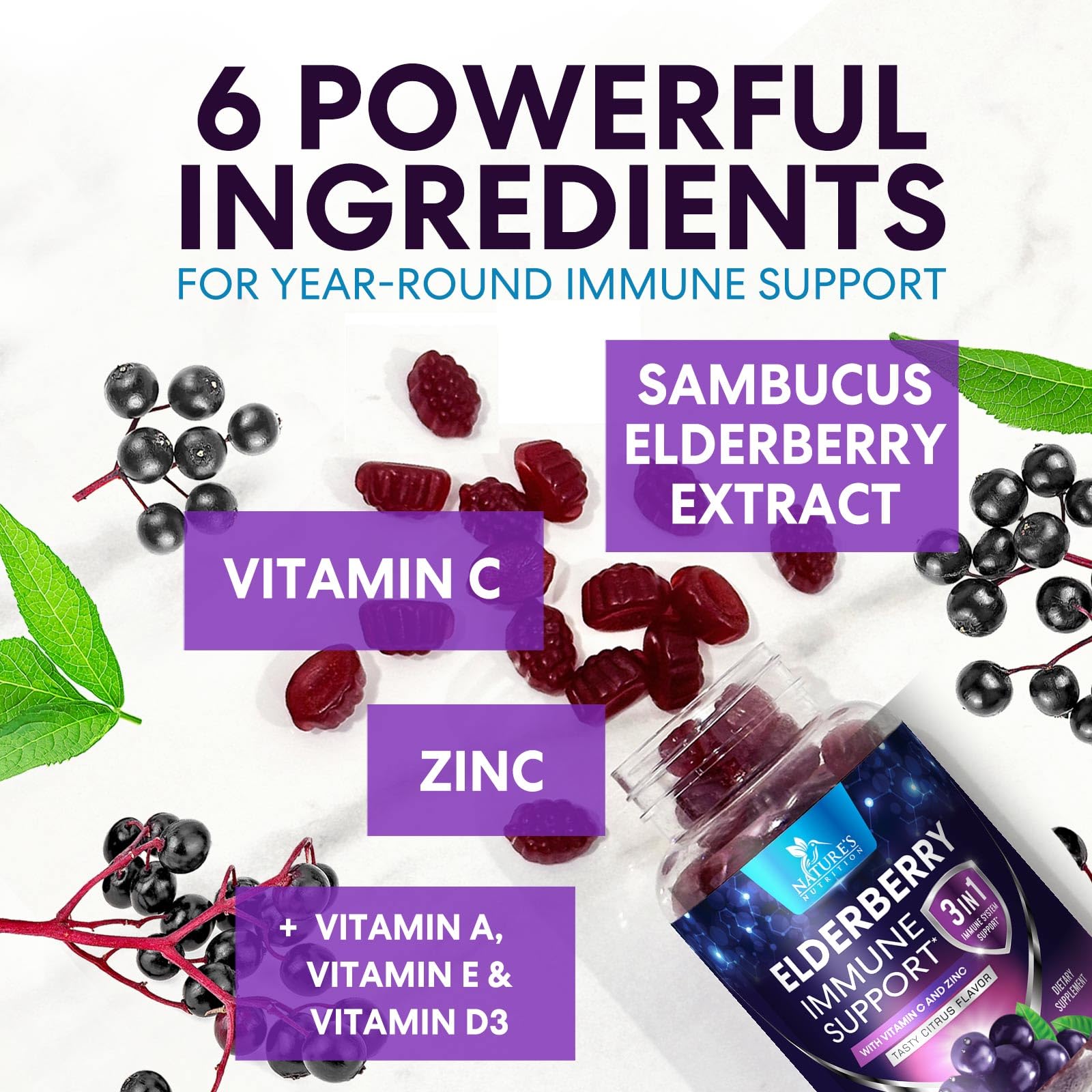 kids elderberry gummies for wellness