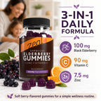 kids elderberry gummies with zinc benefits