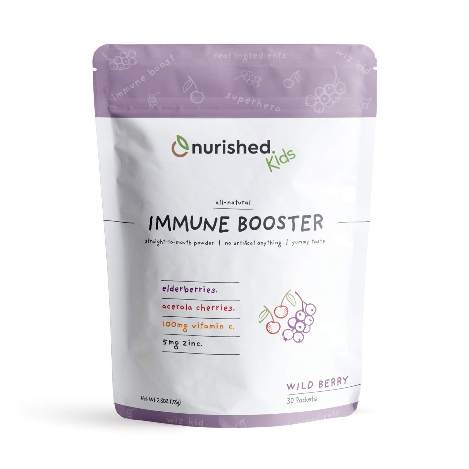 kids elderberry immune support powder