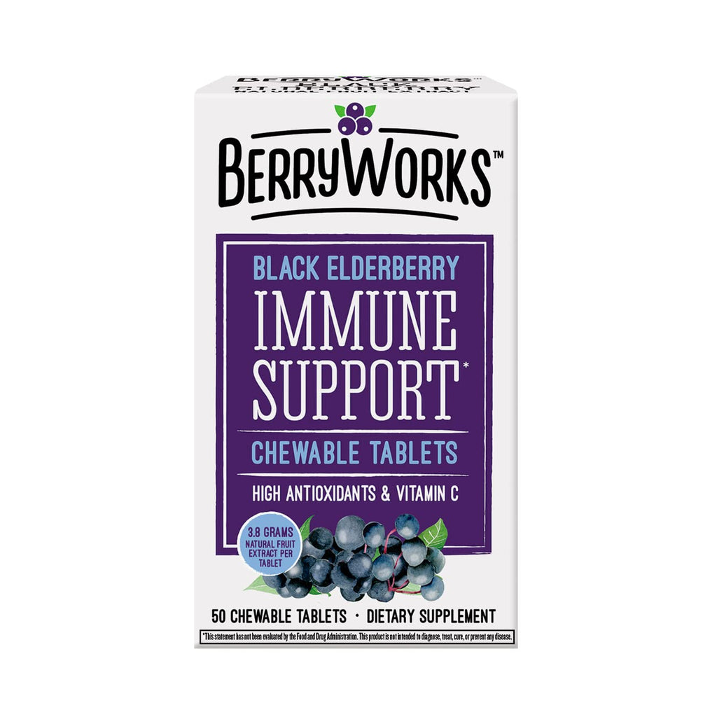 kids elderberry immune support tablets