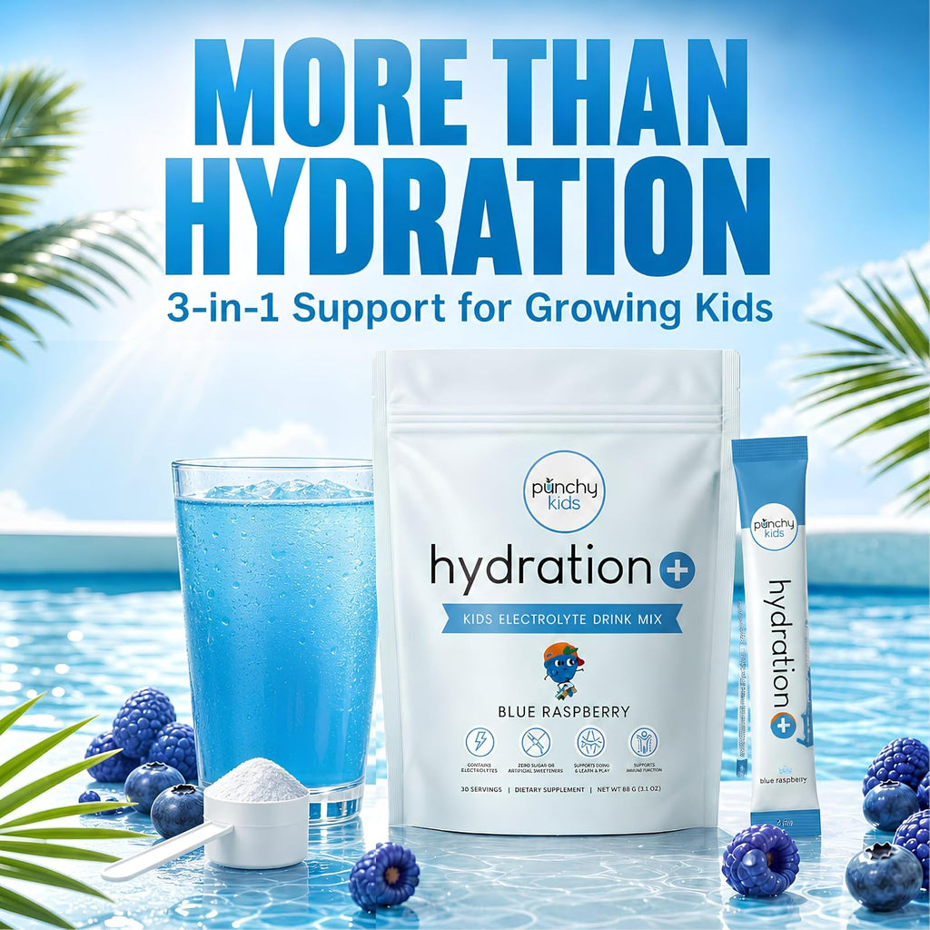 Kids' electrolyte drink mix for sports