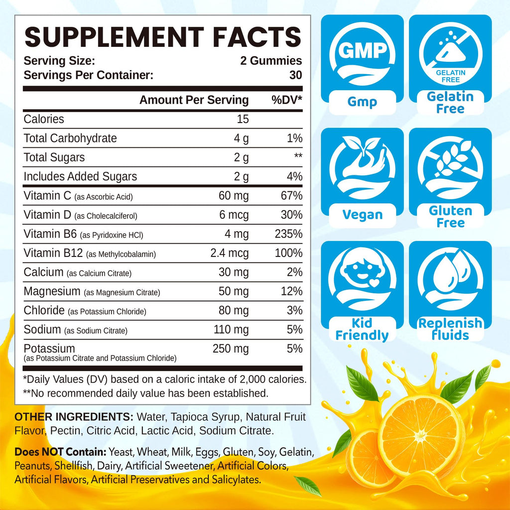 kids electrolyte gummies for energy