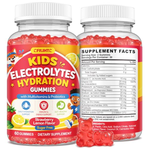 Kids electrolyte gummies for hydration