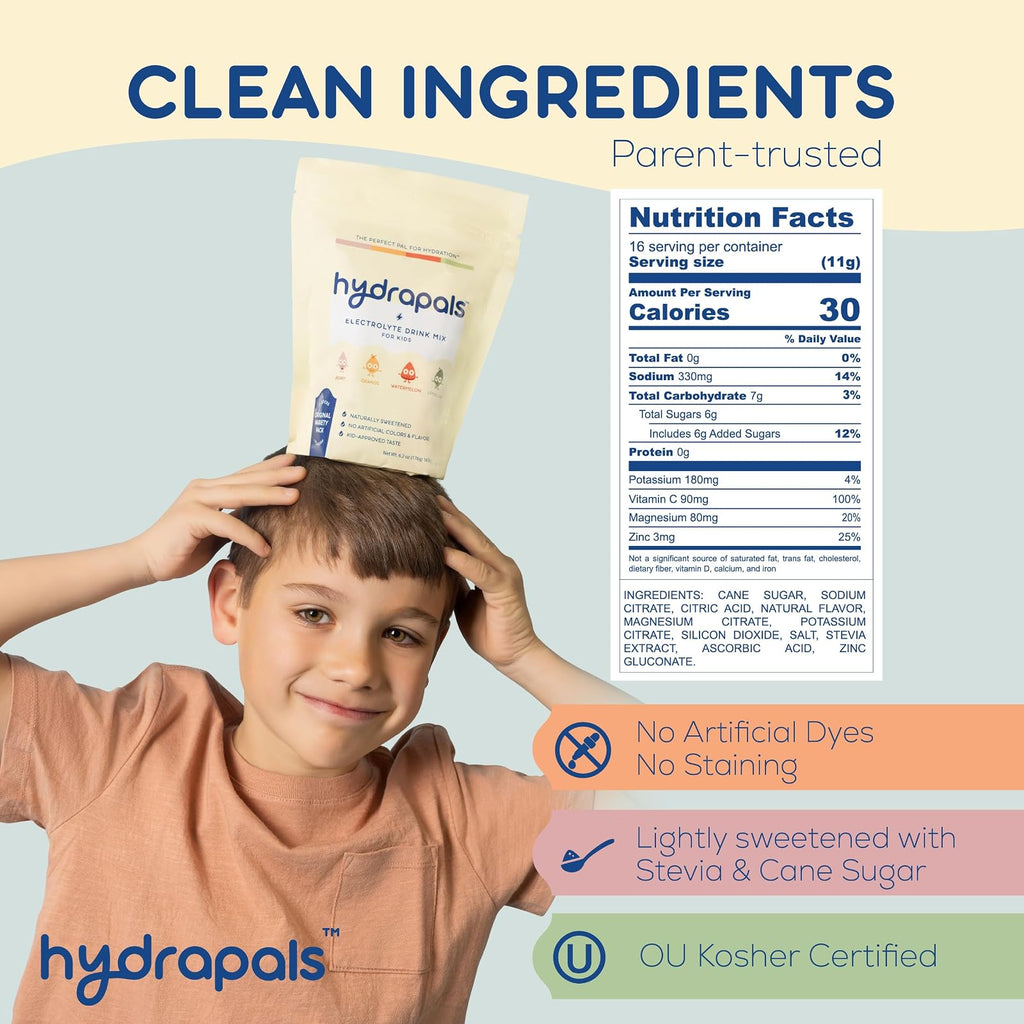 kids electrolyte powder sticks