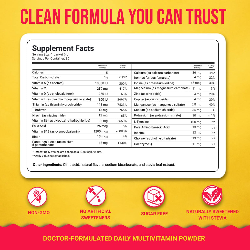 kids energy multivitamin drink mix
