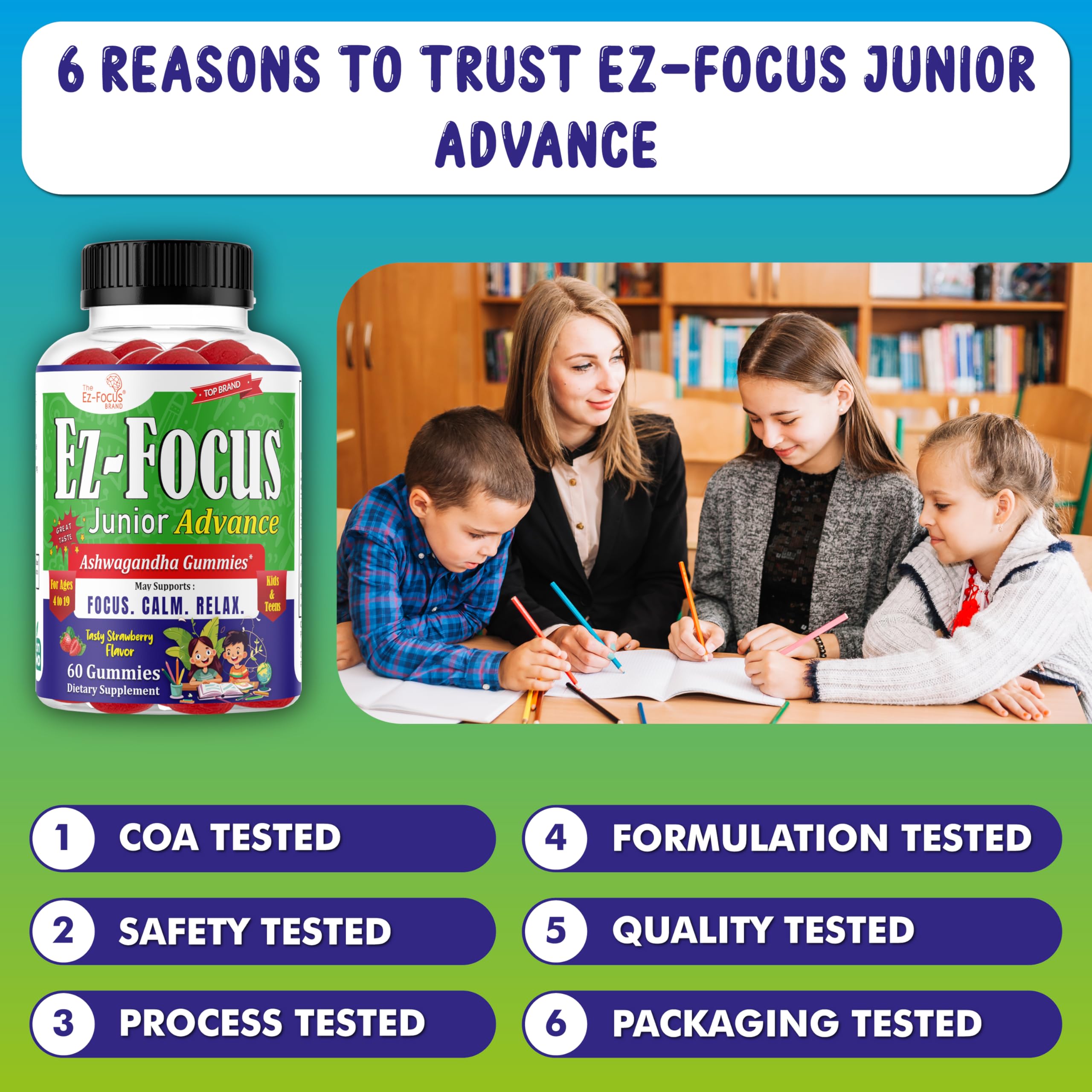 Kids focus and attention support
