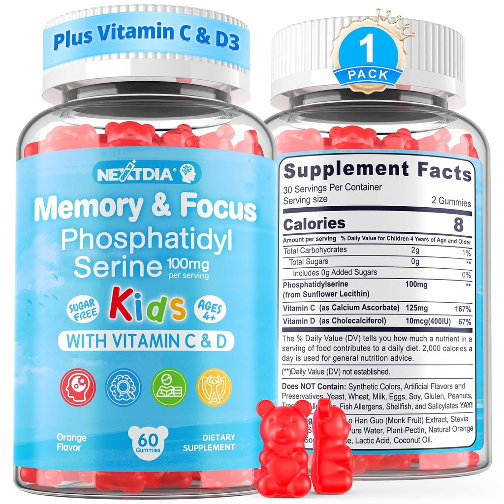 kids focus gummies for better concentration