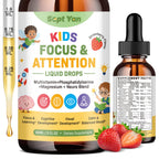 Kids focus liquid drops for concentration